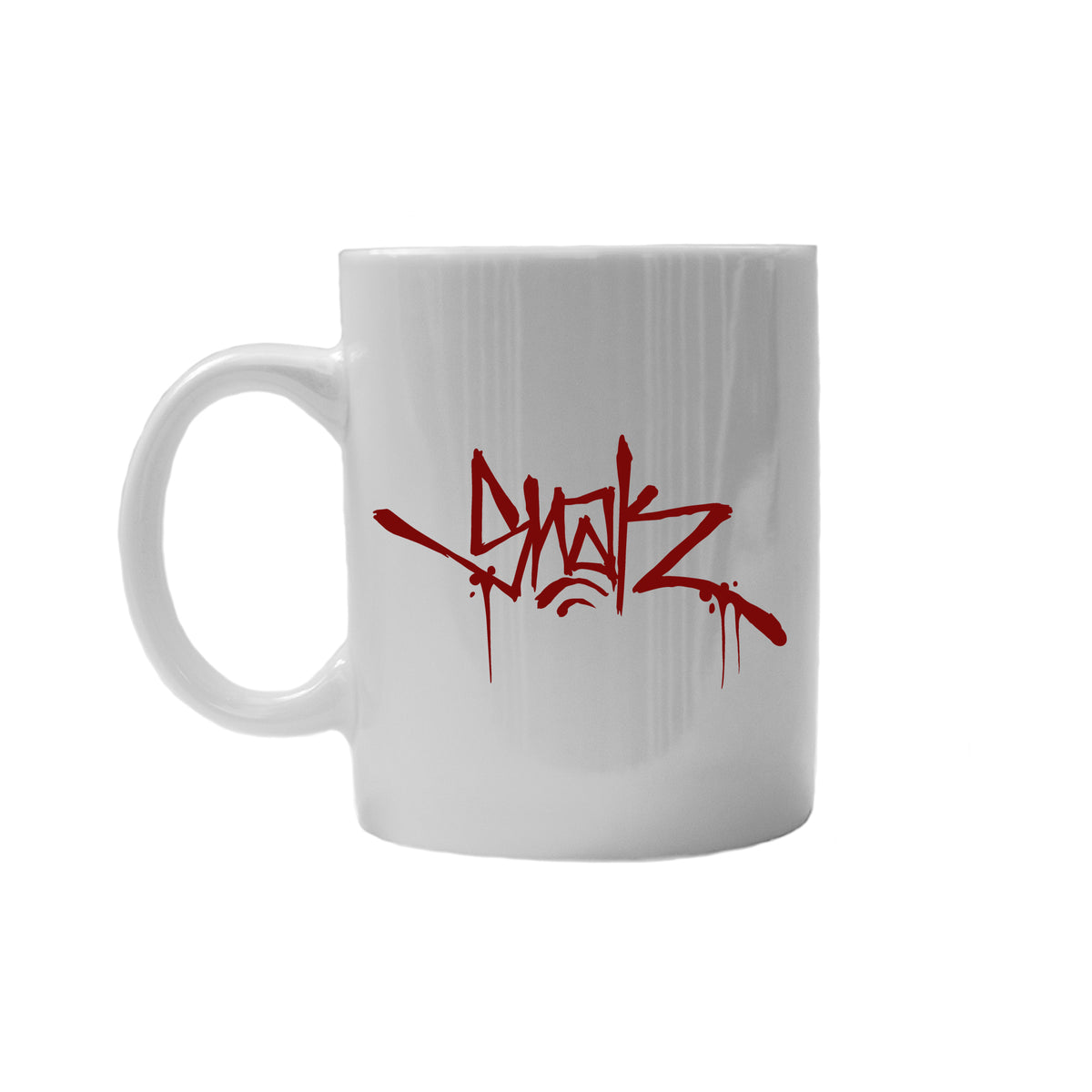 SNAK Coffee Cup - Glossy White w/ Red Logo – Snak The Ripper
